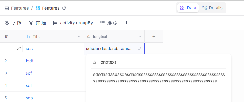 🐛 Bug: The expansion of long text is not available in the shared table view · Issue #6359 ...