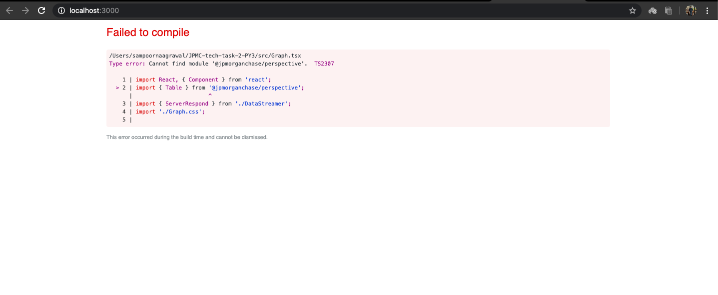 Failed to Compile · Issue #68 · insidesherpa/JPMC-tech-task-2 · GitHub
