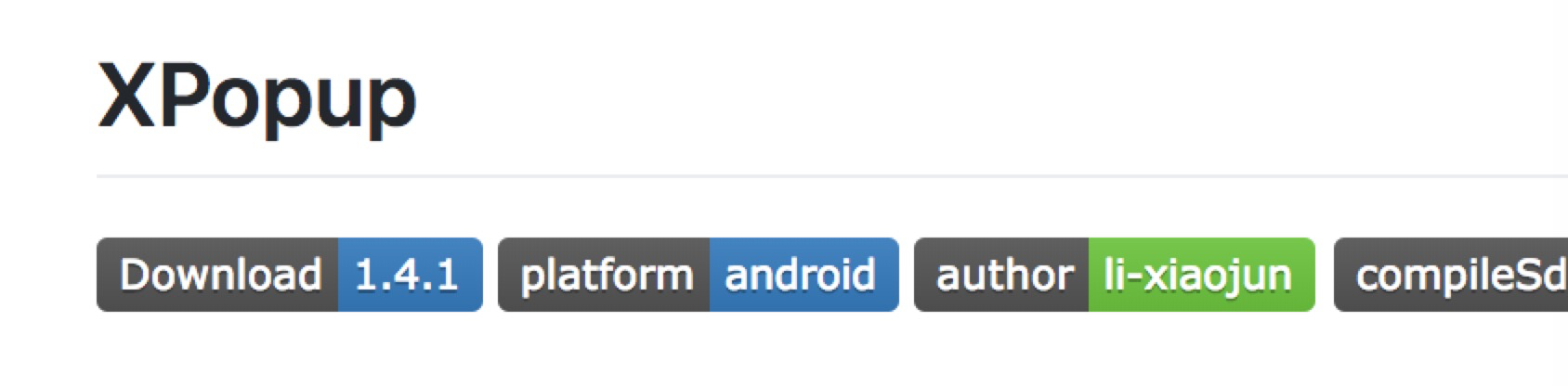 最新的版本号是多少 · Issue #49 · junixapp/XPopup · GitHub