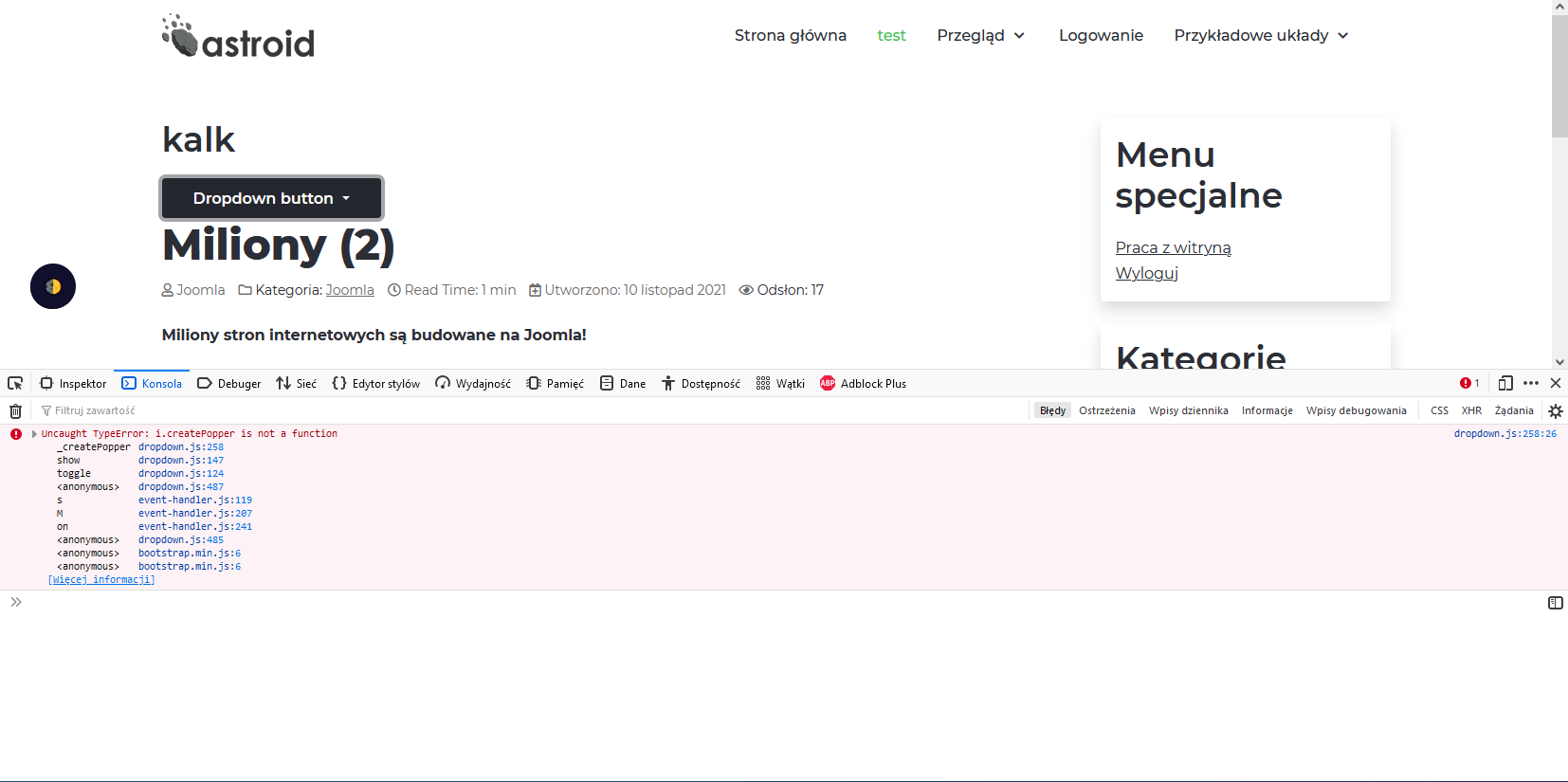 Bootstrap 5 error in custom module · Issue #24 · templaza/astroid-framework · GitHub