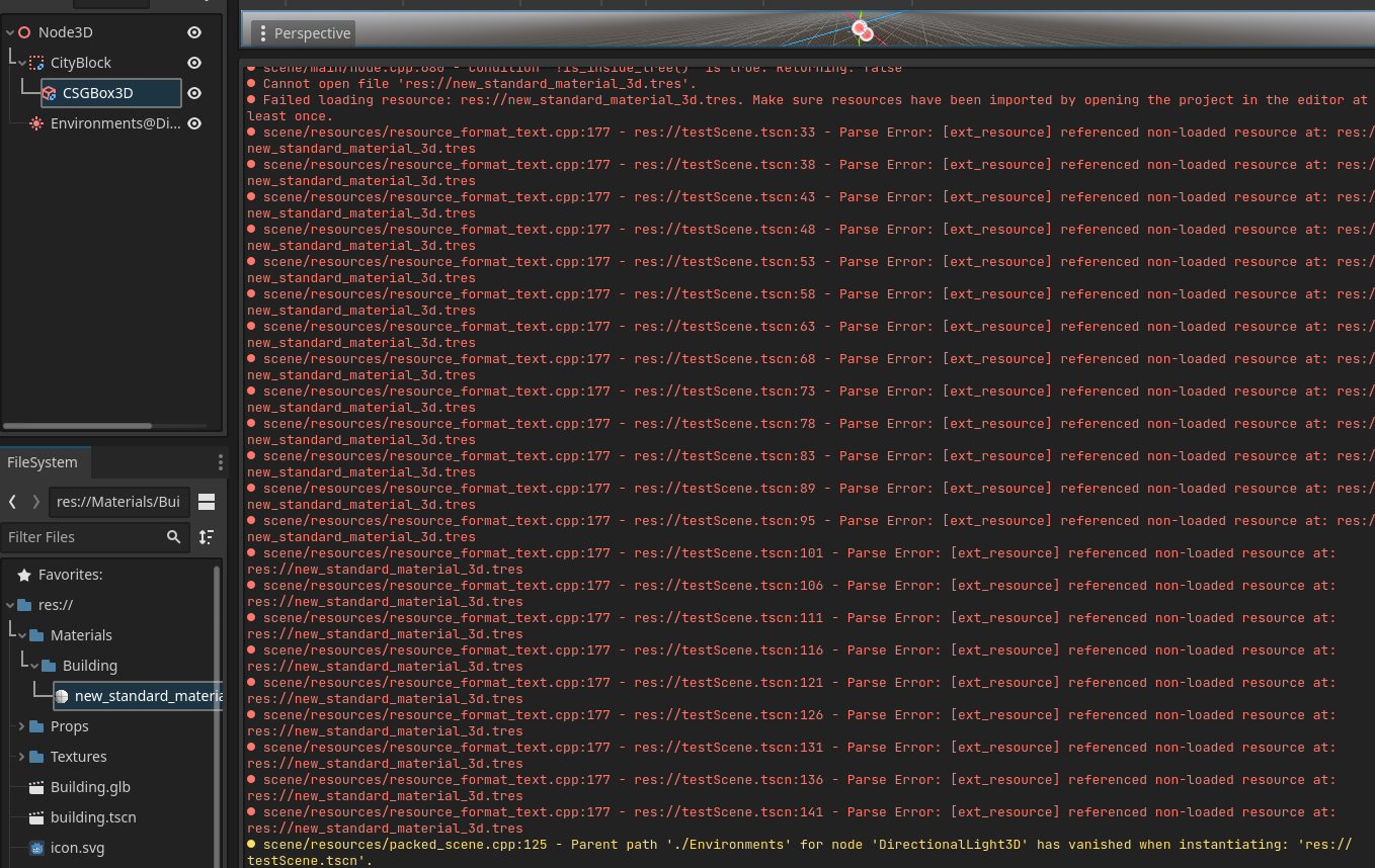 TSCN not saving CSGBoxes correctly on material change, Godot 4.0 Beta 6 Mono · Issue #69682 ...
