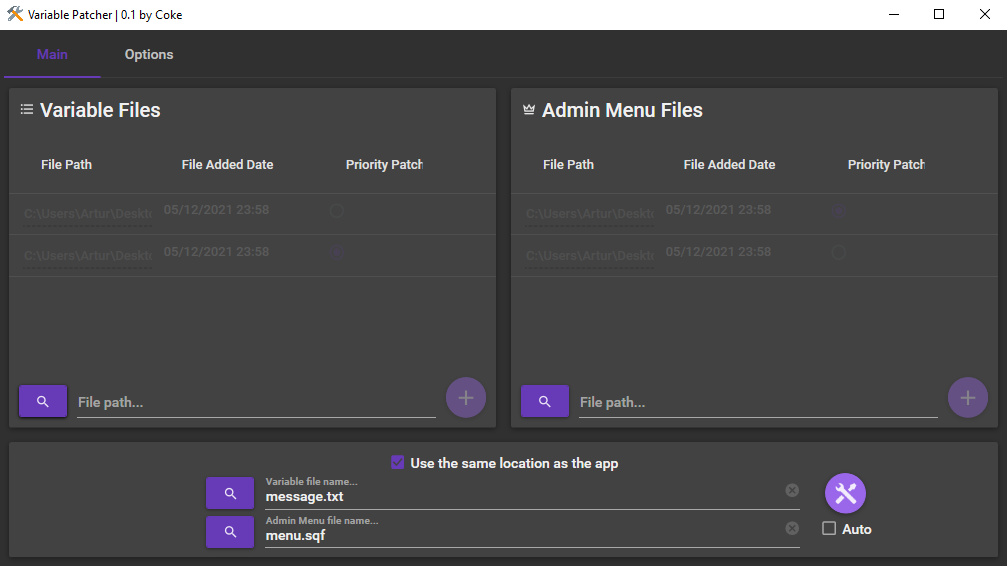 GitHub - Coke21/VariablePatcherAppNet6: A WPF app that updates ...