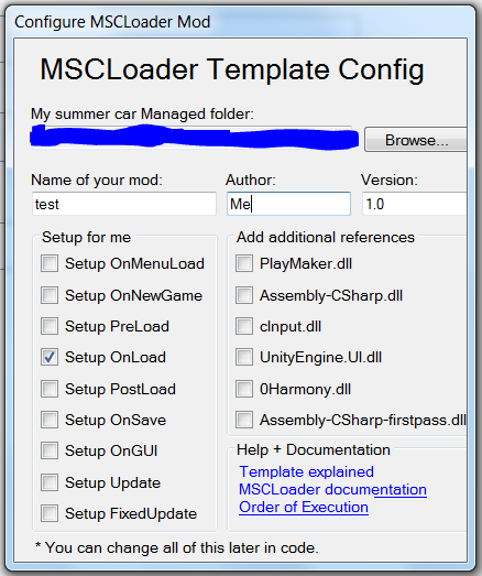 Mscloader Commands