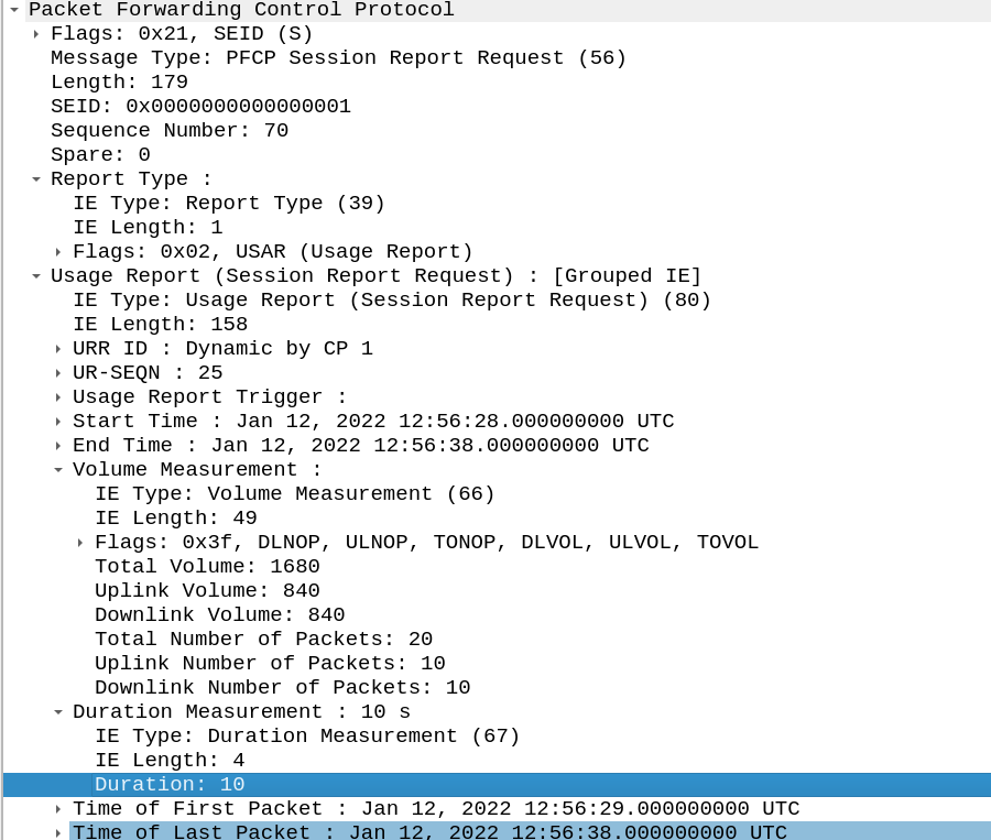 Session Report Request not triggered · Issue #207 · travelping/upg-vpp · GitHub