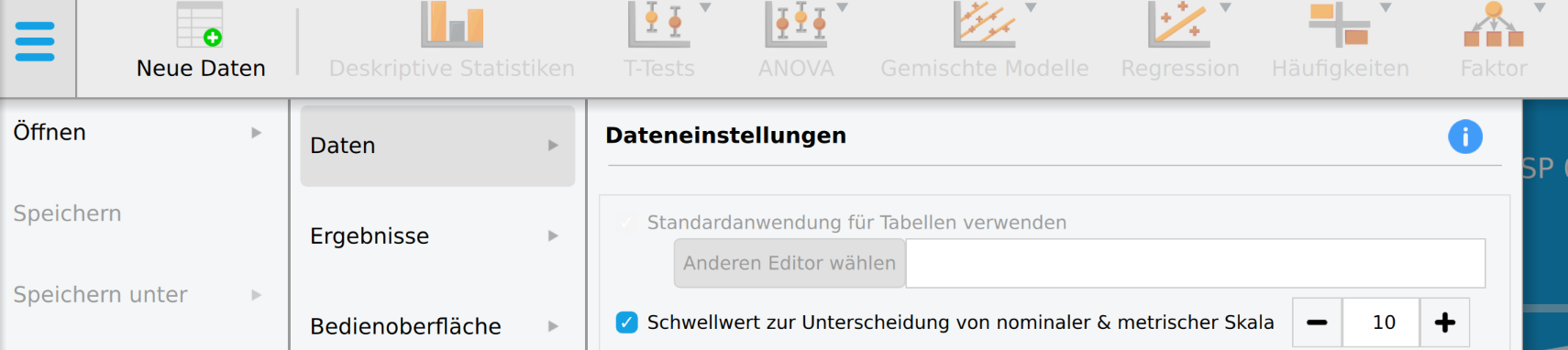 [Bug]: Change threshhold default for nominal/ordinal OR allow summing up ordinal (Likert) data ...