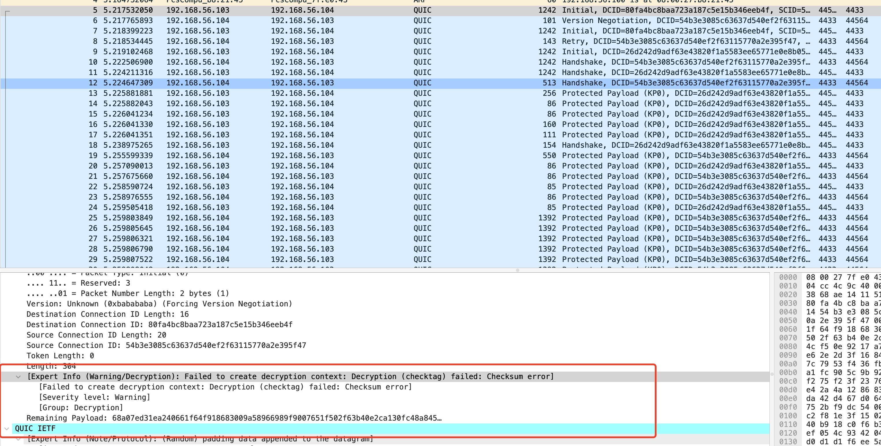 Sslkeylogfile Does Not Correctly Decrypt Pcap Files · Issue 1453 · Cloudflarequiche · Github 
