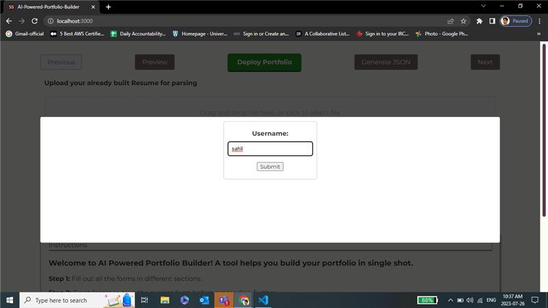 GitHub - Harjot9812/AI_portfolio_builder