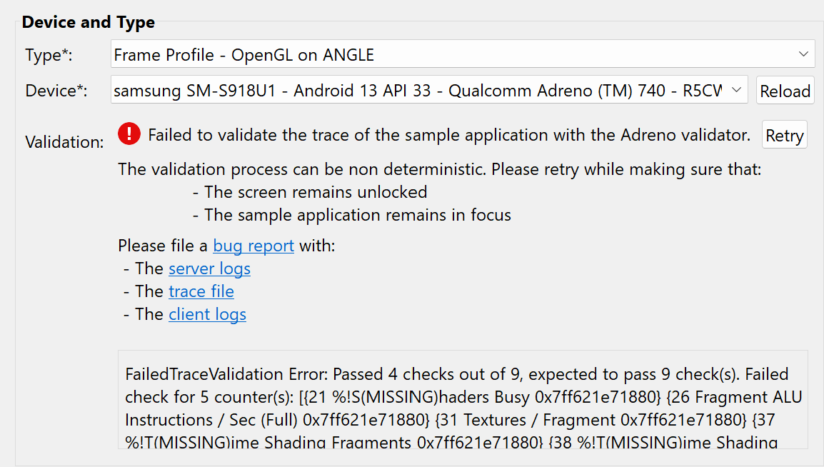AGI failed validation on S23 Ultra · Issue #1294 · google/agi · GitHub