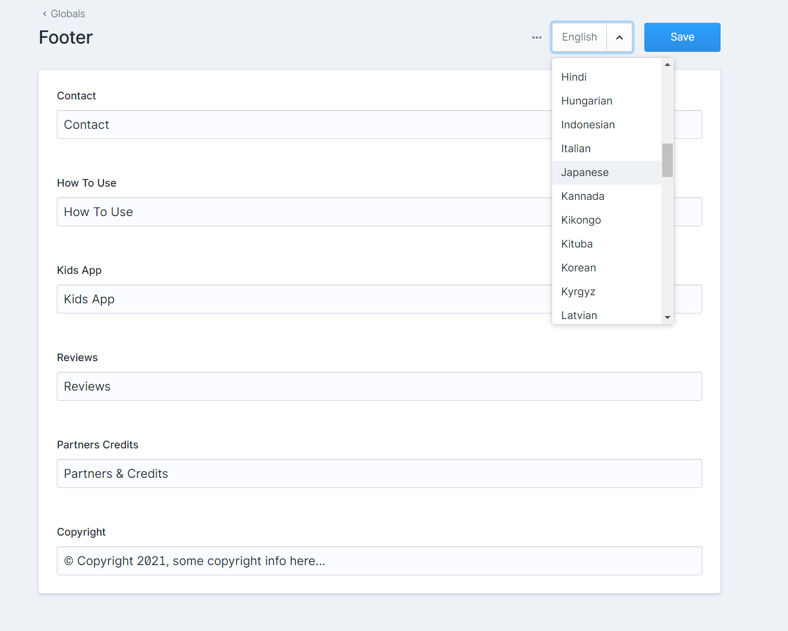 Multisite - Globals · Issue #657 · statamic/ideas · GitHub