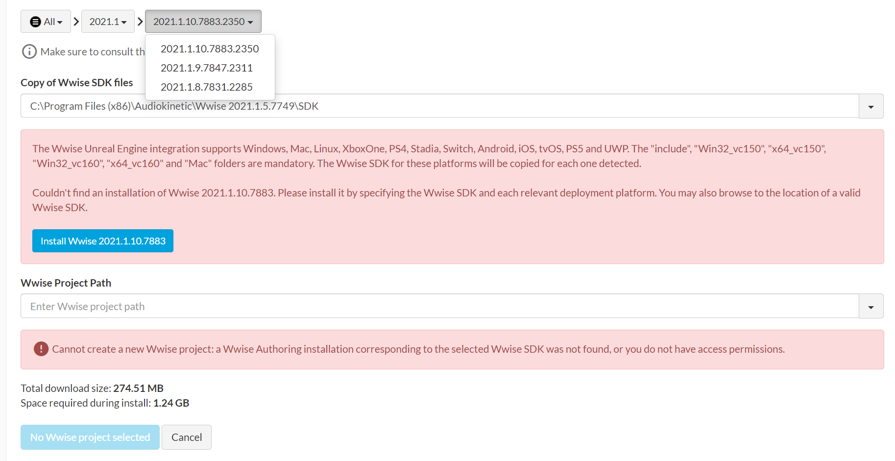 Unable to Integrate Wwise/Unreal and Project Acoustics · Issue #124 · microsoft/ProjectAcoustics ...