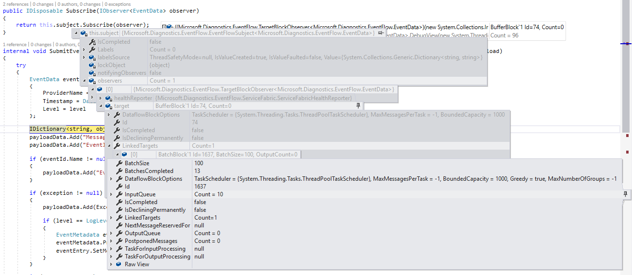 Eventflow stops periodical output · Issue #311 · Azure/diagnostics-eventflow · GitHub