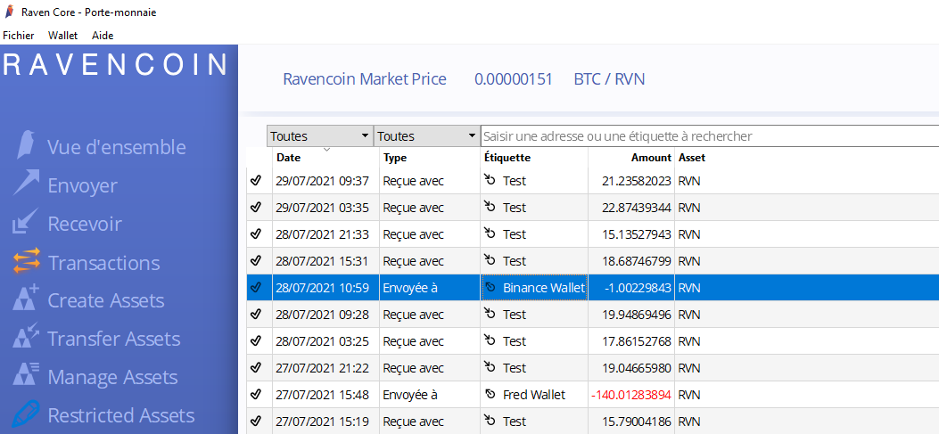 Wrong amount in transaction · Issue #1089 · RavenProject/Ravencoin · GitHub