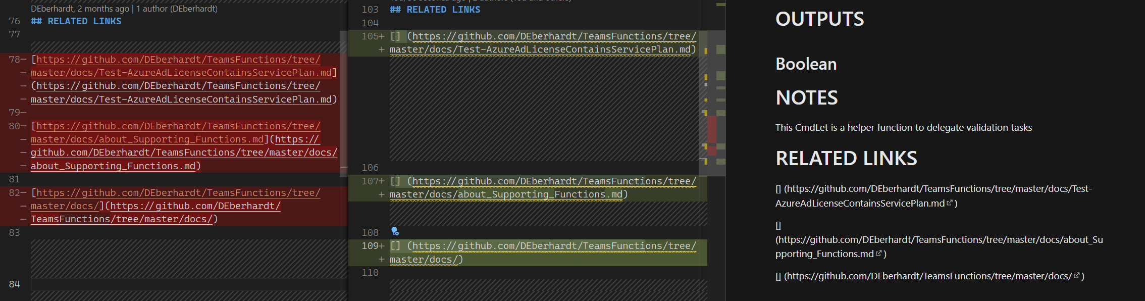 V2 Related links section has improper information · Issue #533 · PowerShell/platyPS · GitHub