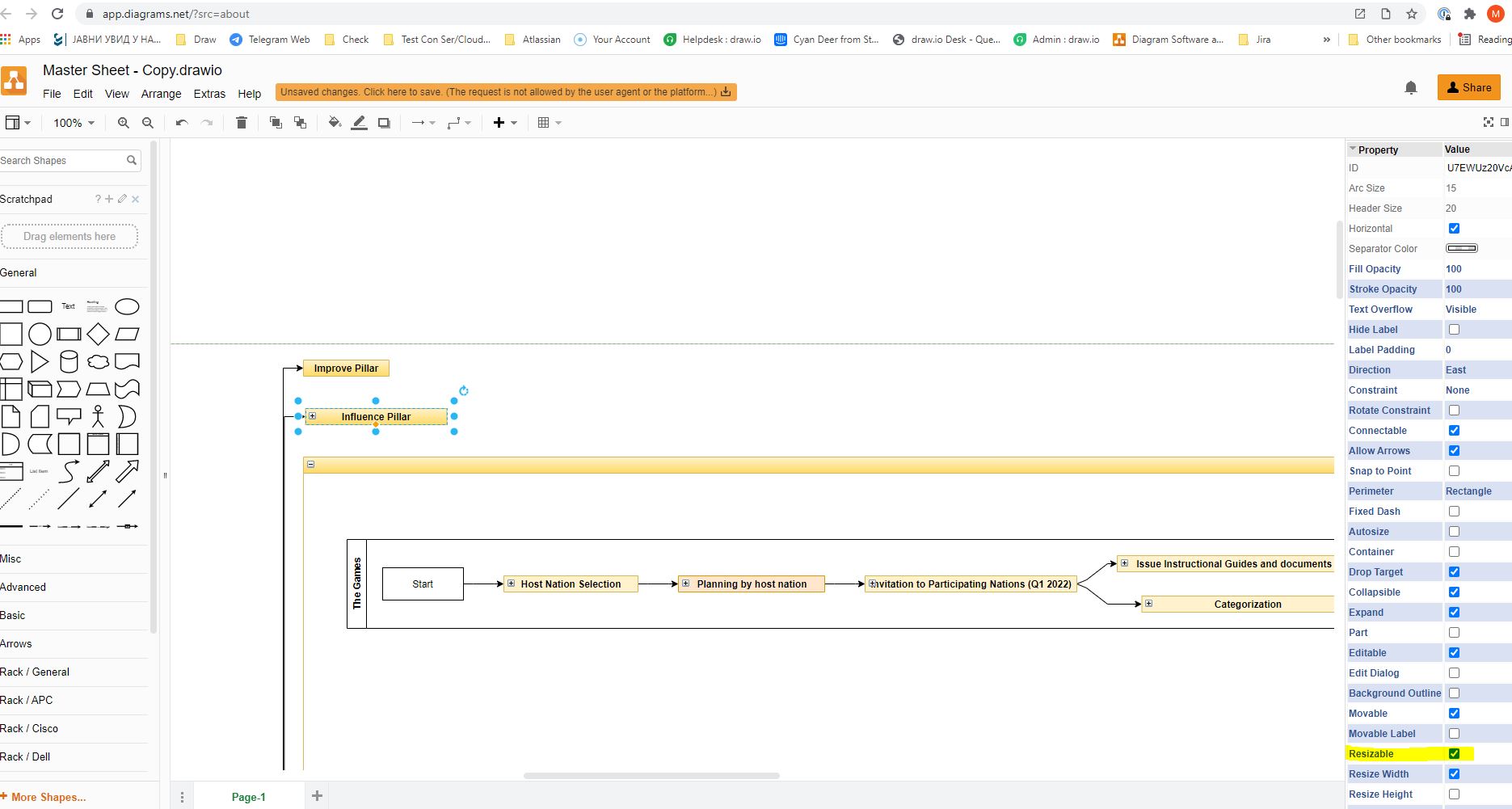 Issue with vertical pools · Issue #2185 · jgraph/drawio · GitHub