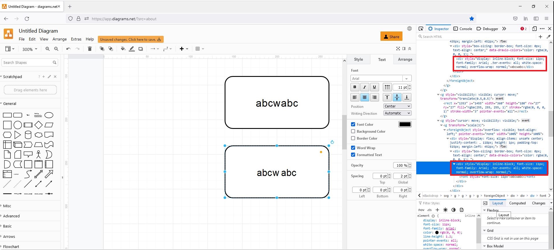 Incorrect text kerning with some font sizes · Issue #2424 · jgraph ...