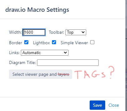 Support Tag selection in Edit macro as we support layer selection ...