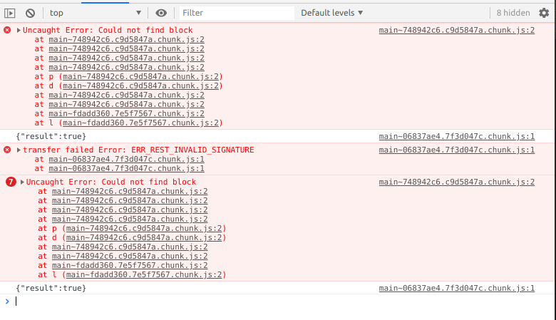 Error when initiating a transfer (using Argent wallet) · Issue #157 · Loopring/dexwebapp · GitHub