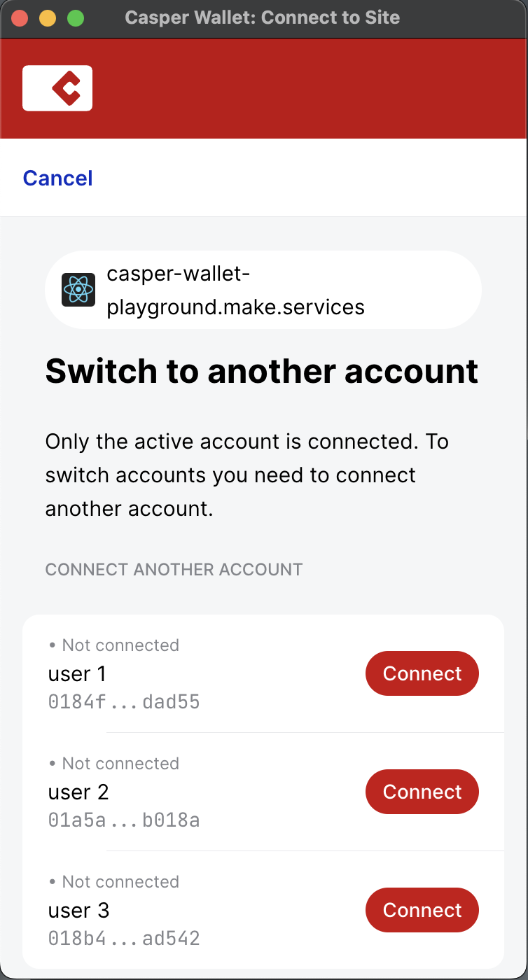 API call to Switch Account does not work if only 1 account is connected · Issue #512 · make ...