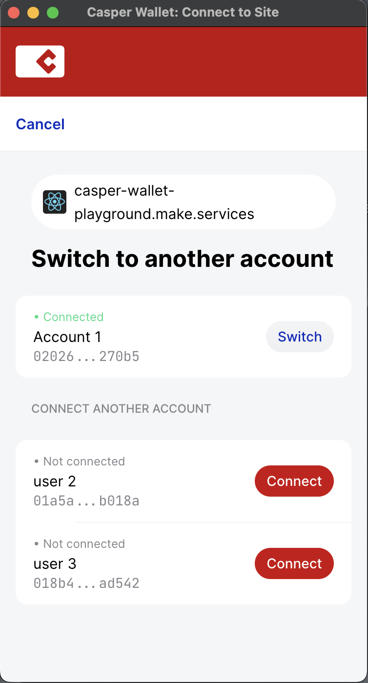 API call to Switch Account does not work if only 1 account is connected · Issue #512 · make ...