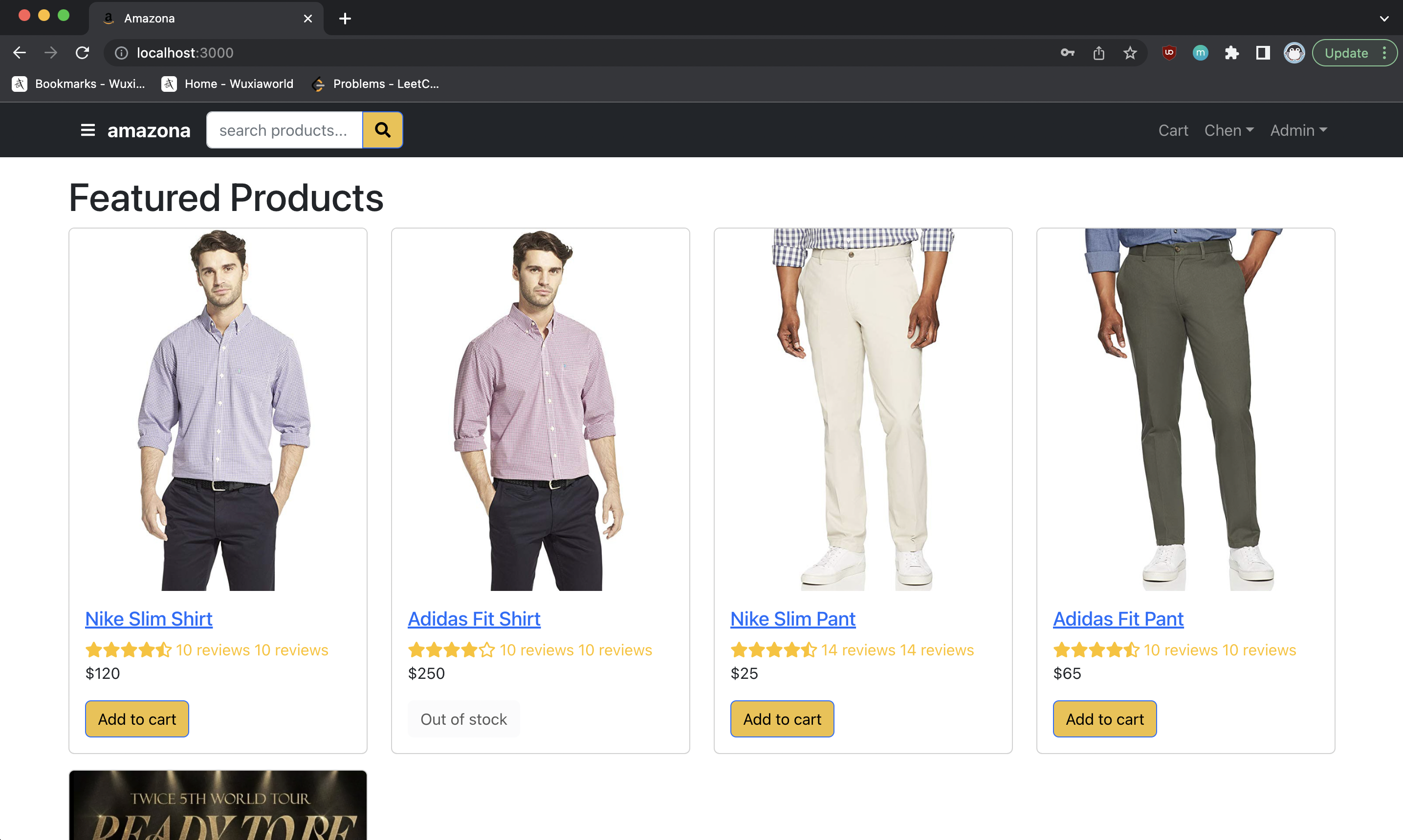 GitHub - Chen1919/Amazona-E-commerce-Site