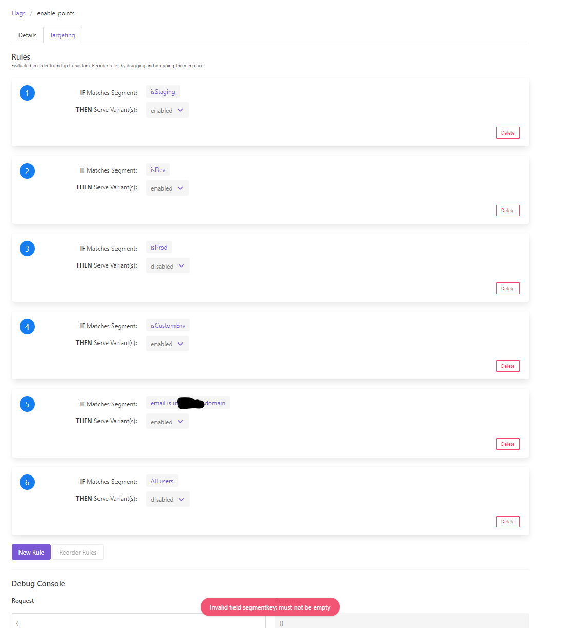 Reordering of targeting rules does not work · Issue #835 · flipt-io/flipt · GitHub