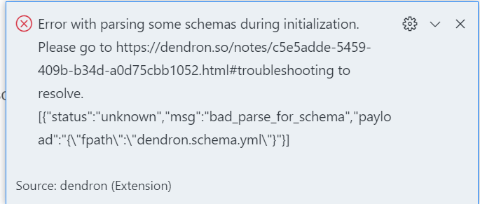 "Error with parsing some schemas during initialization" on clean install · Issue #342 ...