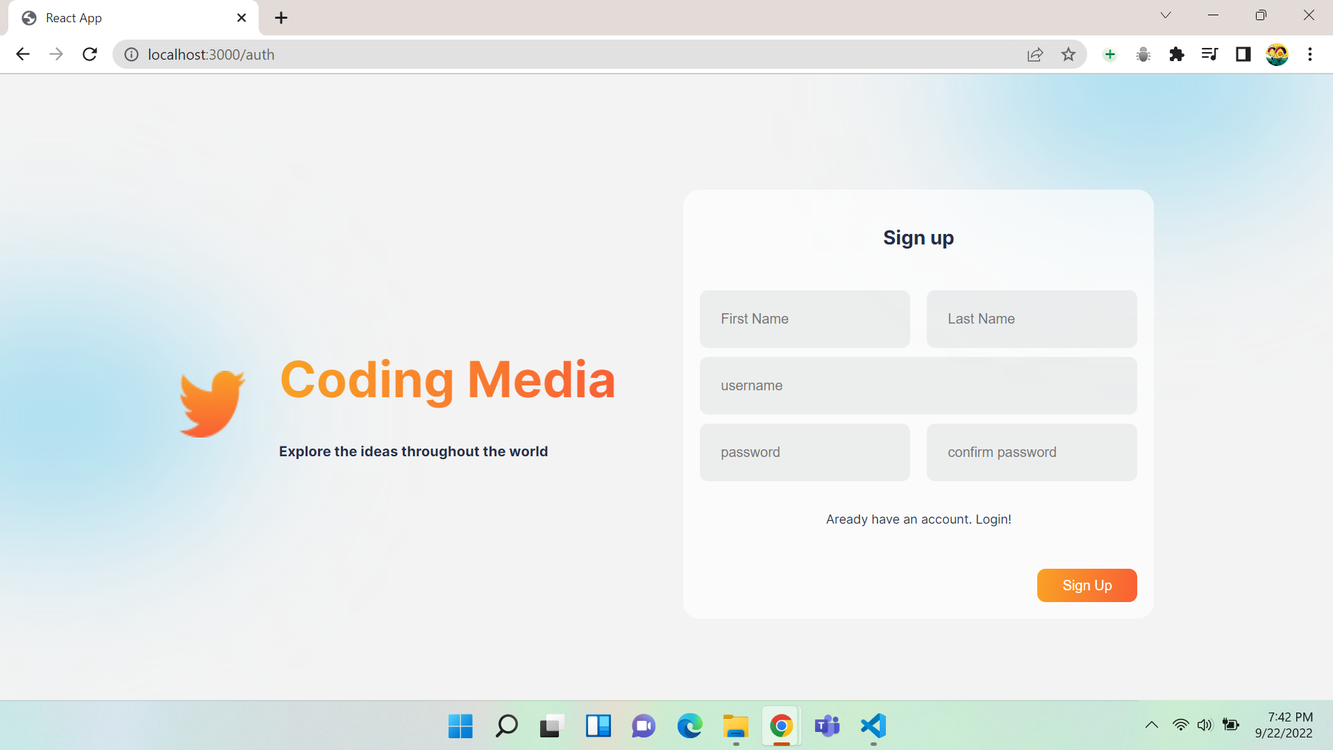 GitHub - 90ashish/Social-Media-FrontEnd