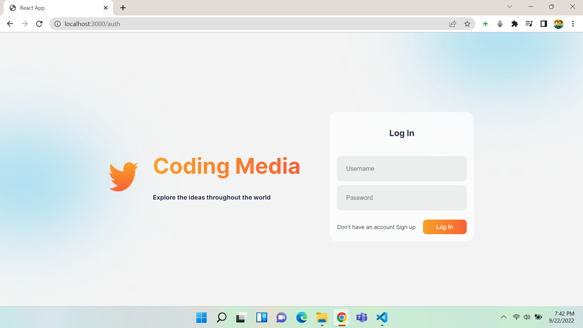 GitHub - 90ashish/Social-Media-FrontEnd