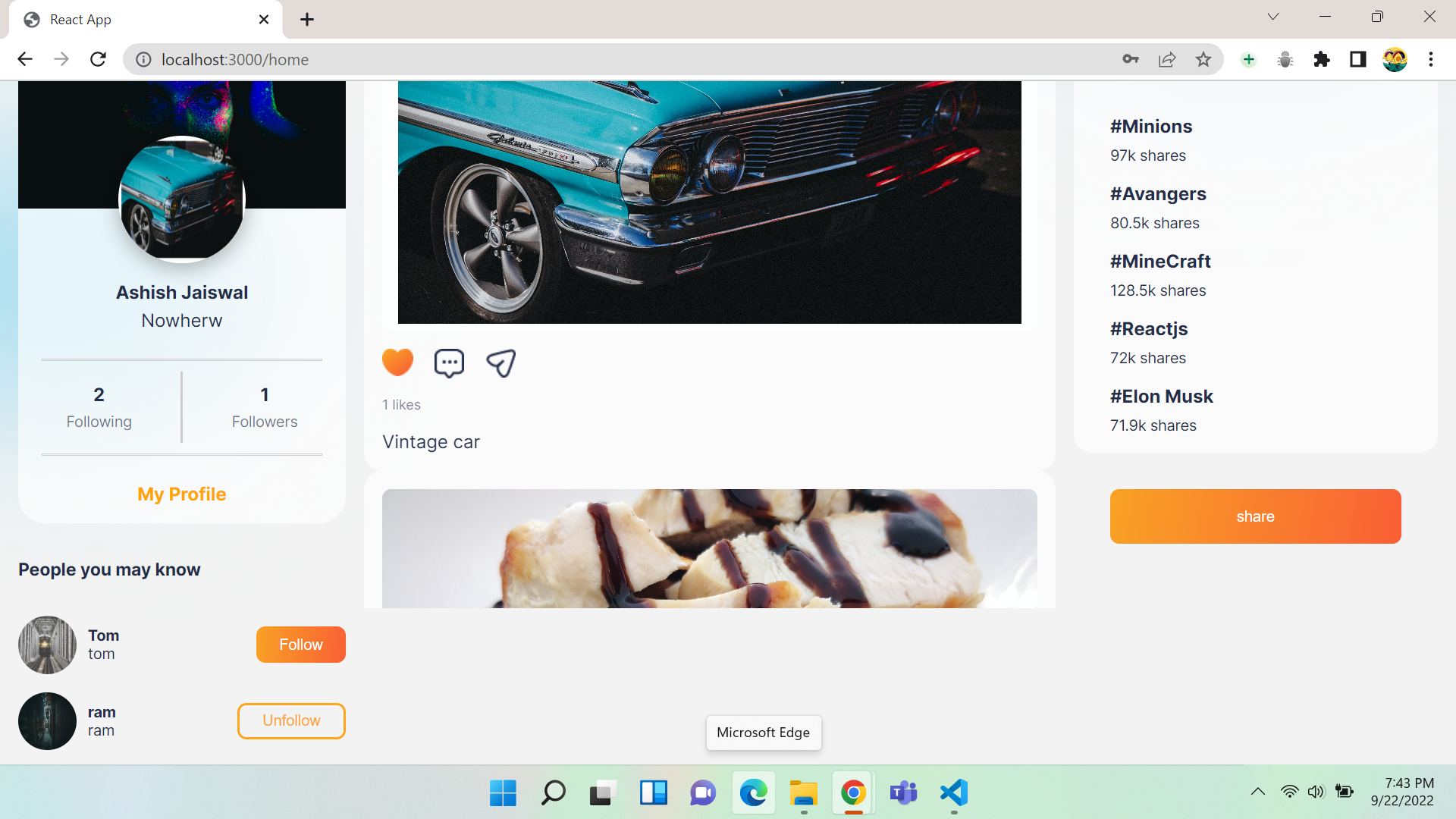 GitHub - 90ashish/Social-Media-FrontEnd