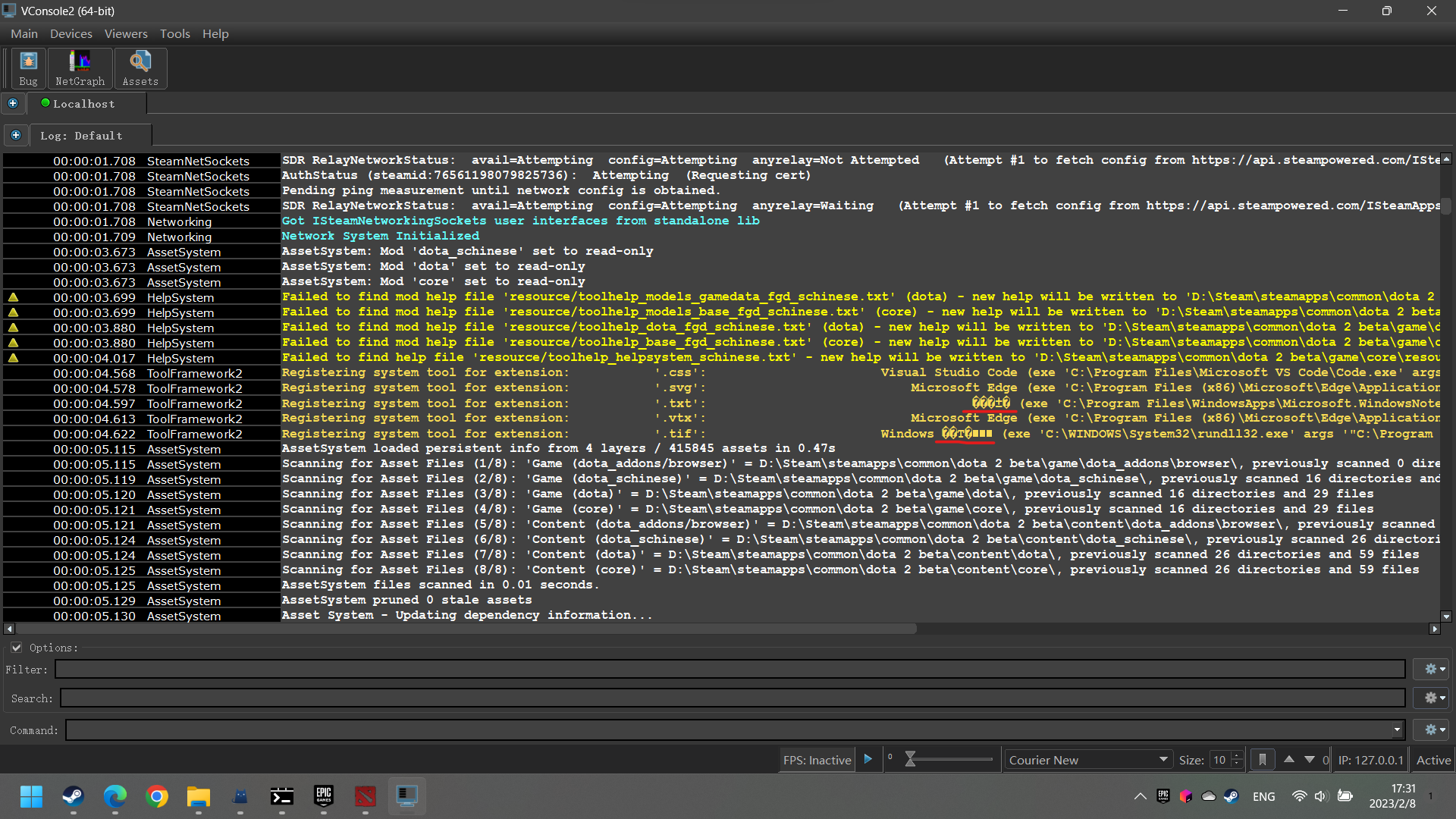 Vconsole2 Mojibake · Issue 6906 · Valvesoftwaredota2 Gameplay · Github
