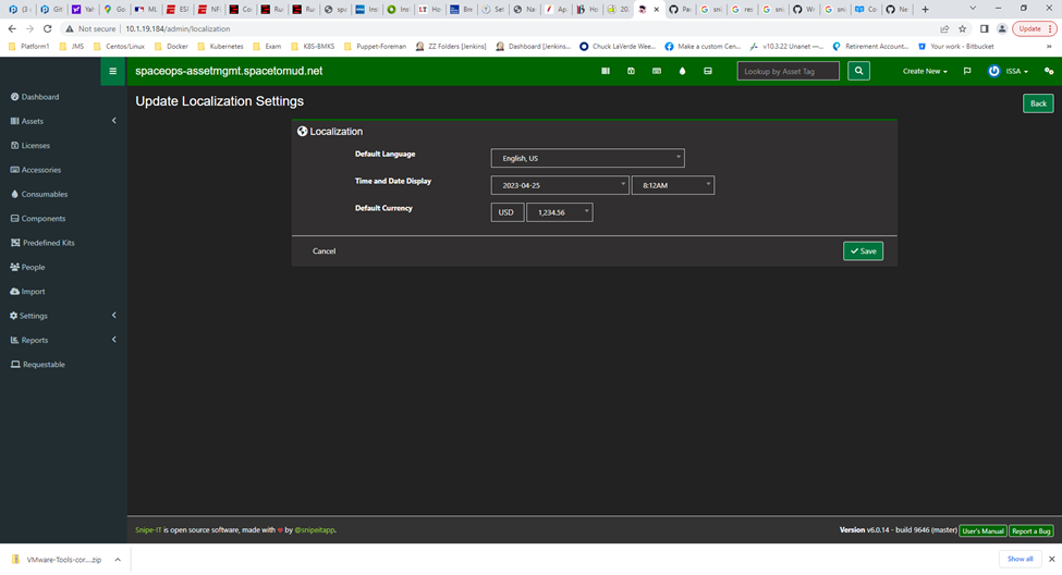 Changing timezone changes date · Issue #12806 · snipe/snipe-it · GitHub