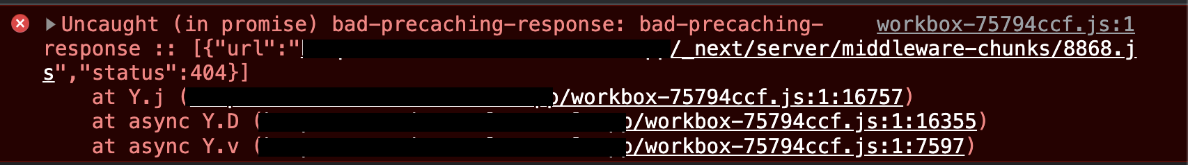 nextjs v12 bad-precaching-response · Issue #288 · shadowwalker/next-pwa · GitHub