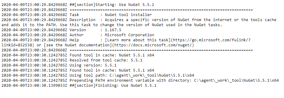 NuGet task 2.167.4 breaks with `##[error]Invalid Version: null` · Issue #12658 · microsoft/azure ...