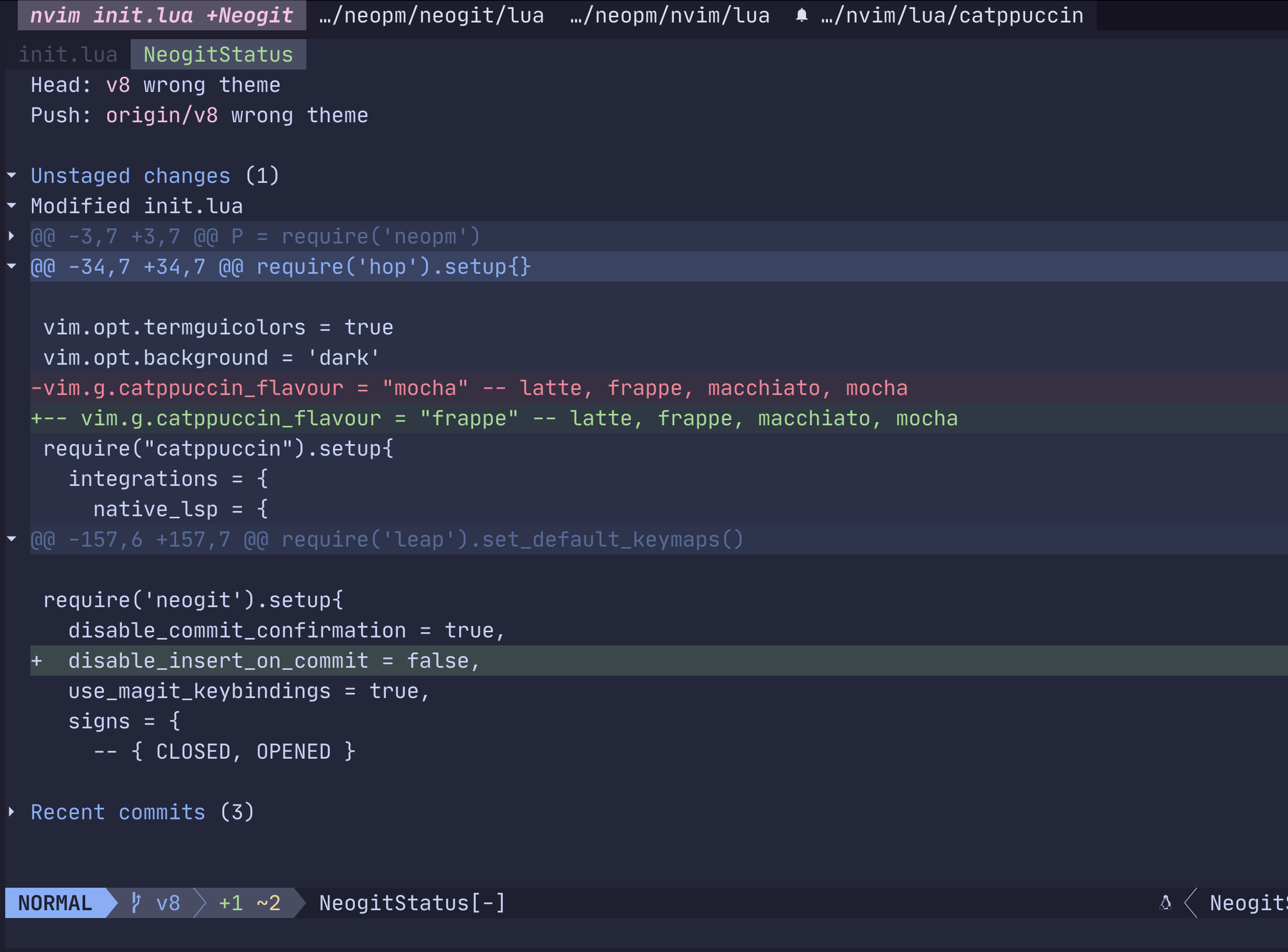 fix(neogit): improve Neogit colors by mizlan · Pull Request #235 ...