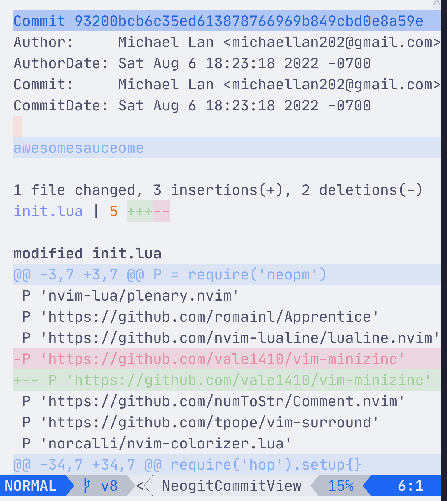 fix(neogit): improve Neogit colors by mizlan · Pull Request #235 · catppuccin/nvim · GitHub