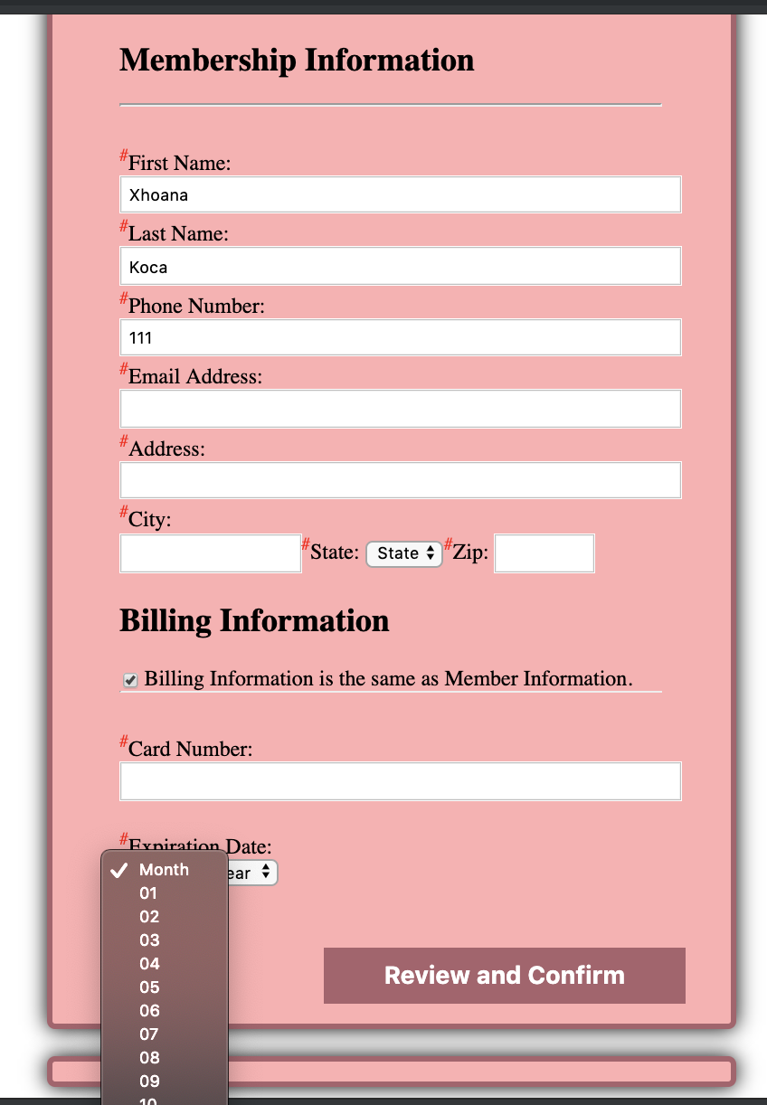 GitHub - XhoanaK/Gym_MembershipXhoanaKoca: Create a gym membership using html