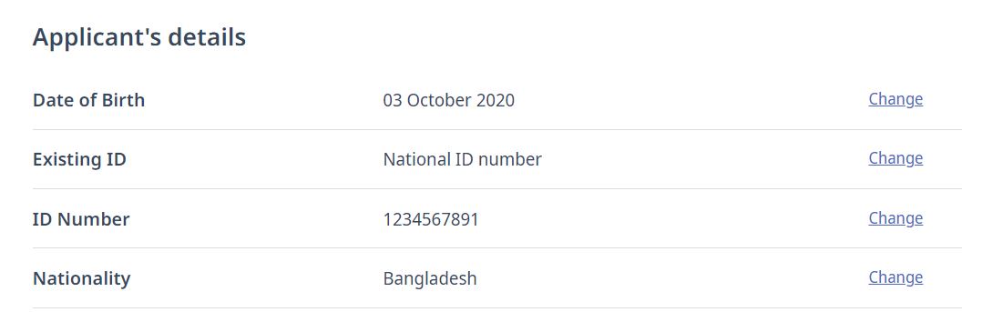 When Applicant Is Someone Else User Can Put Applicants Date Of Birth As After The Dob Of The