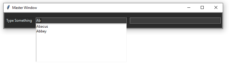 GitHub - pramasud/tkinterSuggestion: Active Dropdown Suggestions for ...