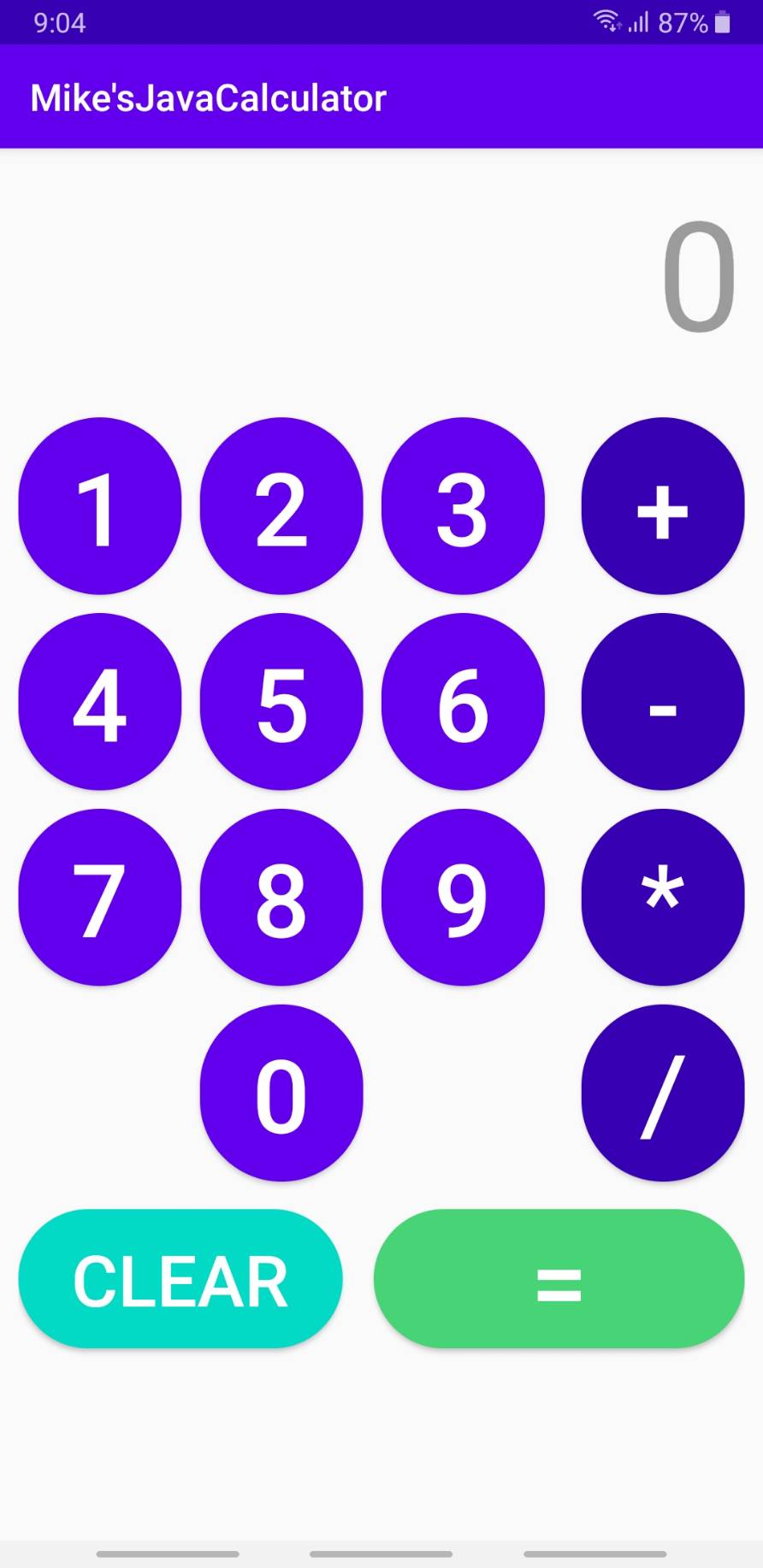 GitHub - liondy/JavaCalc: Simple Android Calculator