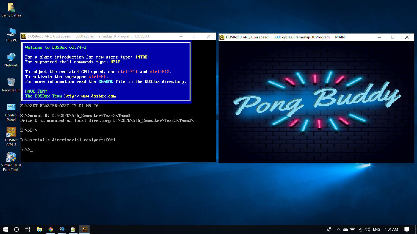 GitHub - samydevv/Ping-pong-game-using-Assemblly-8086: Ping pong game ...