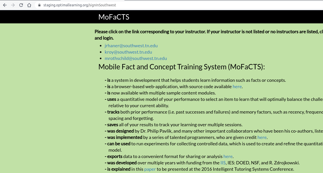 Re-entrance problem with feedback selection · Issue #391 · memphis-iis/mofacts · GitHub
