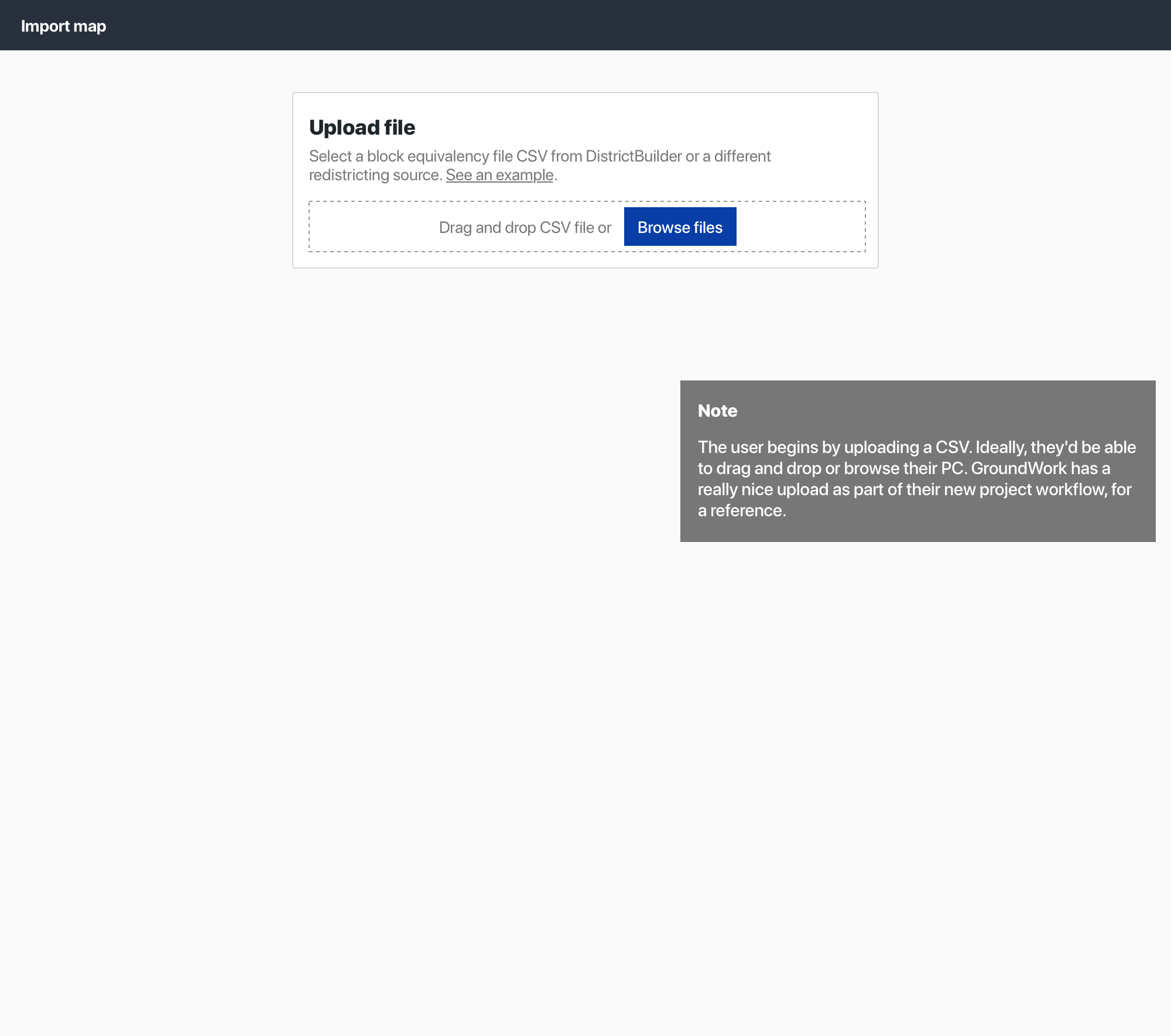 Import Plan block equivalency CSV · Issue #627 · PublicMapping/districtbuilder · GitHub