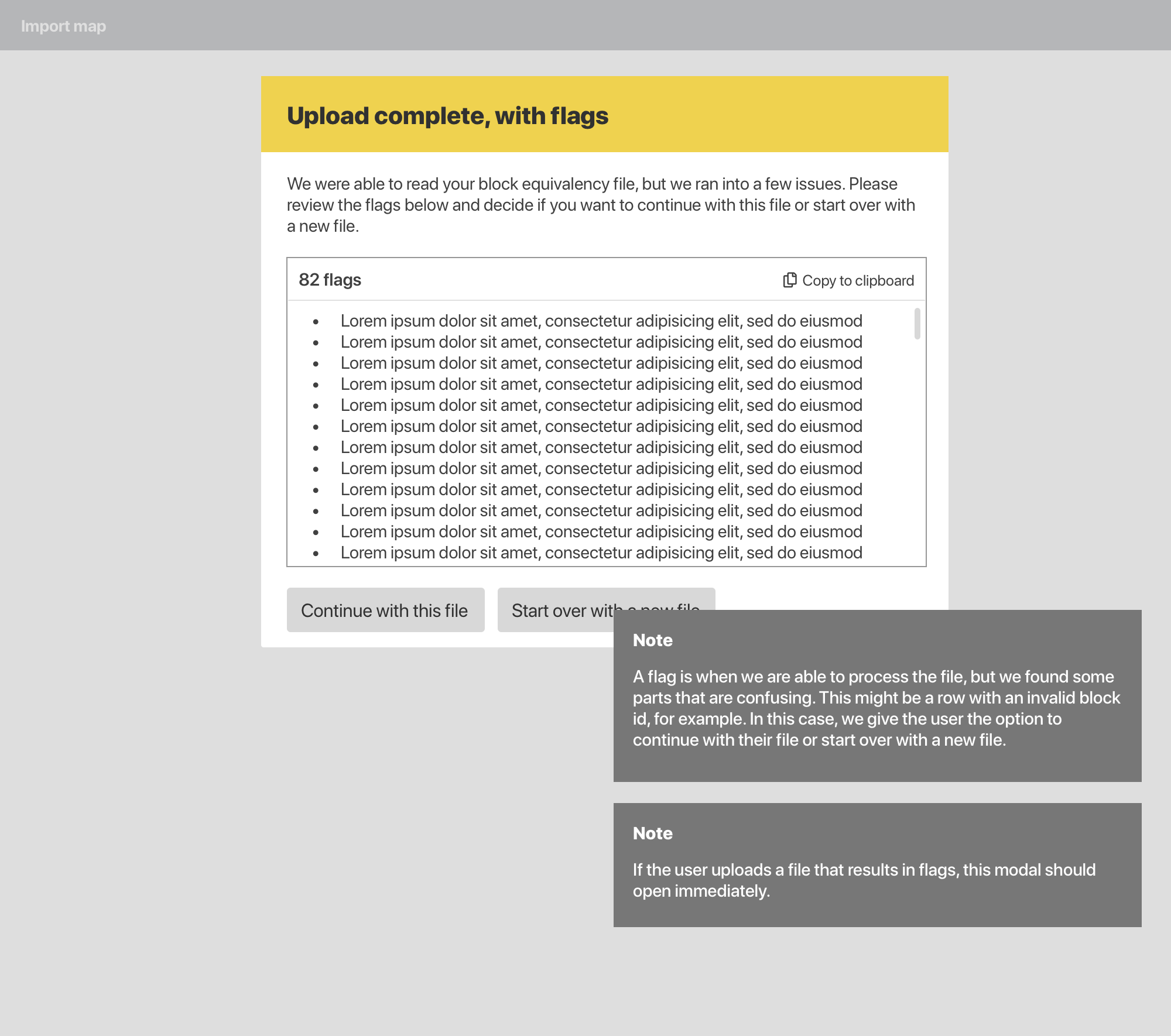 Error/warning validation modals for import plan · Issue #629 · PublicMapping/districtbuilder ...