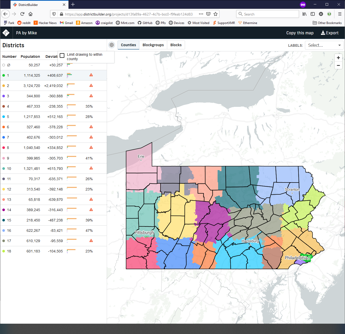Dont Show Limit To County Menu In Read Only View · Issue 760 · Publicmappingdistrictbuilder 