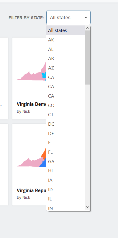 Duplicate State Options Shown On Community Page Dropdown · Issue 1047