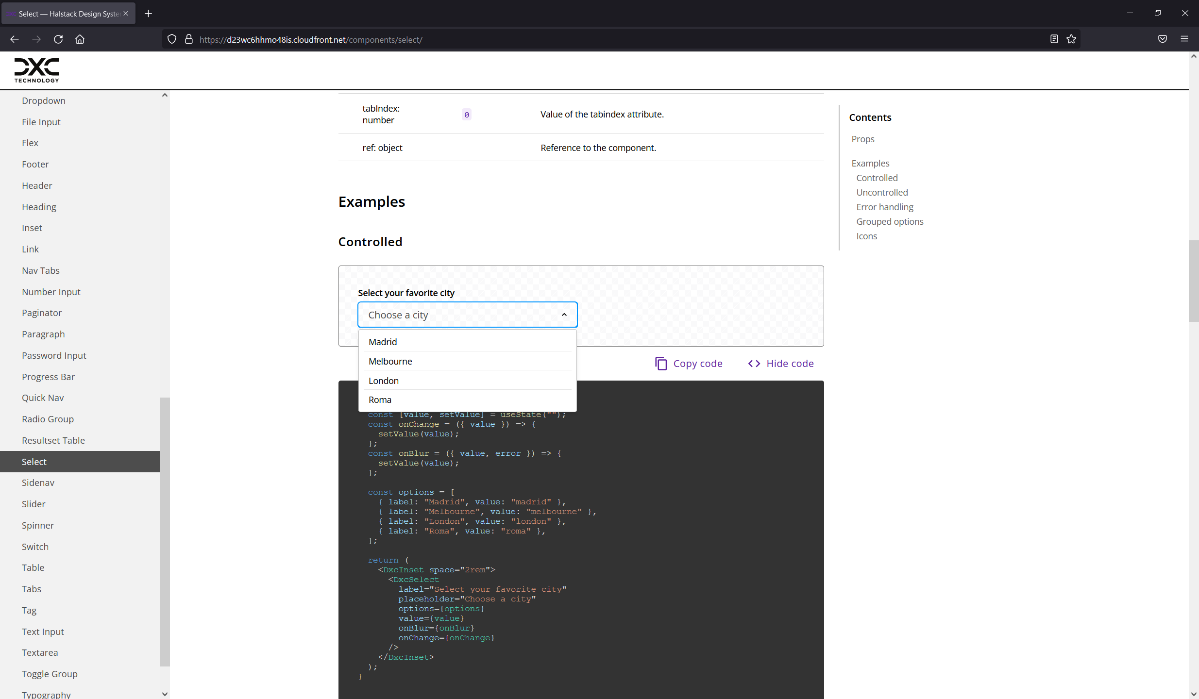 Select pop over in firefox · Issue #1242 · dxc-technology/halstack-react · GitHub