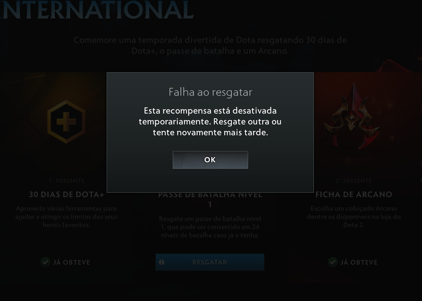 I can't redeem my level 24 gift · Issue #5111 · ValveSoftware/Dota2-Gameplay · GitHub