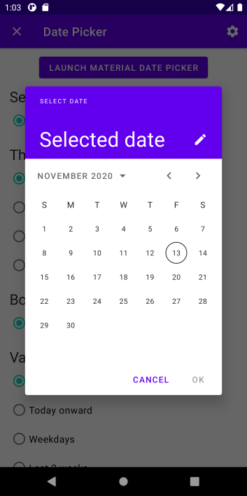 [MaterialDatePicker] Renders incorrectly on Android 11 - Pixel 2XL ...