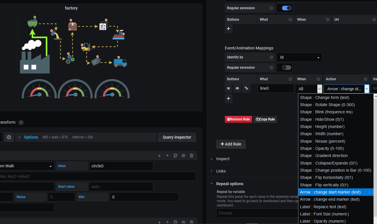 Trigger arrow flow mapping · Issue #265 · algenty/grafana-flowcharting · GitHub